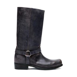 Golden Goose Hohe Biker-Stiefel mit Schnalle - - Shoes - Damen - Schwarzk - 41 EU