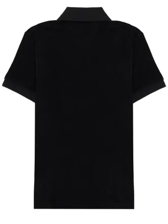 Tom Ford Cotton Blend Polo - Black
