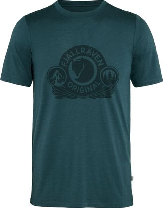 Fjällräven Herren Abisko Wool Classic M T-Shirt, Dunkelblau, XXL EU