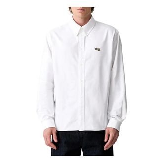 Kenzo Chemise Oxford en Coton - Homme - Chemises - Blanc - Taille: 2XL