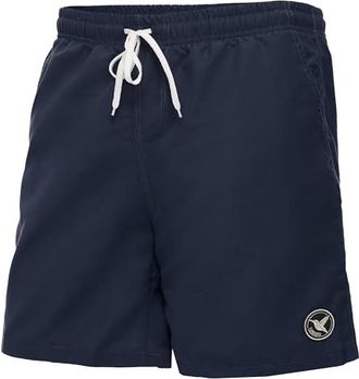 Ladeheid Short de Bain Homme, Séchage Rapide avec Filet Intérieur, Maillot de Bain Homme Piscine, Poches Latérales et Arrière, Ceinture Élastique avec Cordon A