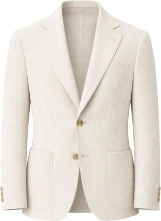 Eleventy Homme, Vestes, Beige, Taille: S Veste crois&eacute;e