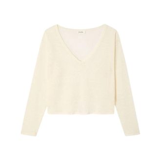 American Vintage Damen, Strickwaren, Beige, LGr&ouml;&szlig;e