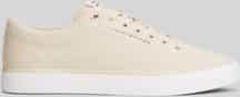Tommy Hilfiger Sneaker aus reiner Baumwolle mit Logo-Stitching