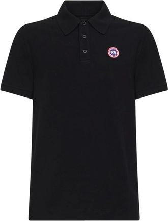 Canada Goose Homme, Tops, Noir, Taille: XL Polo Chemises