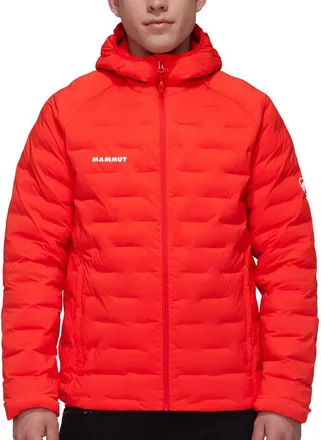 Mammut Winterjacke Sender IN Hooded Jacket mit Markenschriftzug auf der Vorderseite