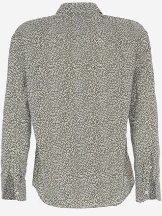 Alessandro Gherardi All-Over Floral Linen Shirt - Green