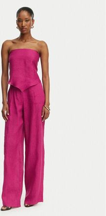 Marella Stoffhose Solista 2613131114 Rosa Relaxed Fit
