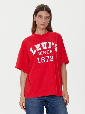 Levi's T-Shirt Graphic 000G4-0022 Rot Relaxed Fit