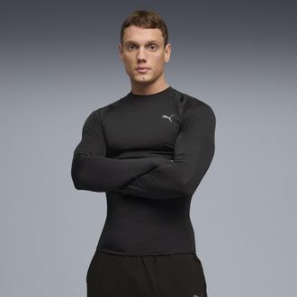Puma T-shirt moulant baselayer PWRMODE Homme, V&ecirc;tements, Noir, 3XL