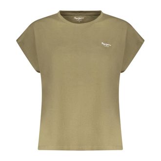 Pepe Jeans London Femme, Tops, Vert, Taille: 44 FR Bloom T-Shirt