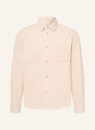Les Deux Overshirt Aus Cord weiss