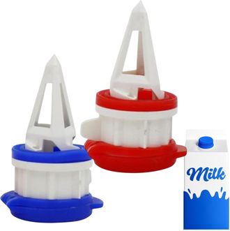 Generic Milchflaschenausgie&szlig; - Milchdauer | Kuhmilchs Ausgie&szlig; | 2-Pack-Milks Easy Open Spout | Mit Deckel f&uuml;r die K&uuml;che zu Hause in der K&uuml;che ein Familientref