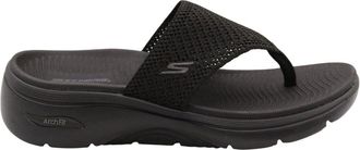 Skechers Femme, Sport, Noir, Taille: 37 EU Valkuil Teenslipper