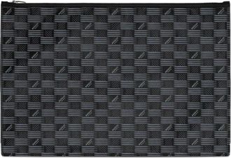 Moreau pochette à détail géométrique - Noir