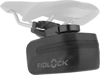Fidlock Unisex - Erwachsene Push Saddle Bag 400 Fahrradtasche, Schwarz, 400ml