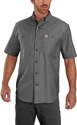 Carhartt Work in Progress Mens Tall Big & Tall Rugged Flex Rigby Short Sleeve Work Shirt