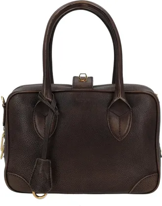 Golden Goose Womens Handbag Life Brown Leather Cow Handbags Hand Bags
