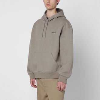 Carhartt Work in Progress Hooded Alda Sweatshirt in Brass