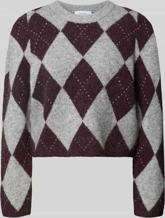 Comma Strickpullover im Allover-Look