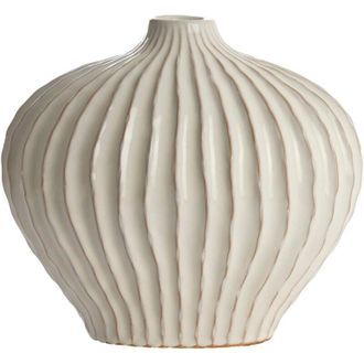 Light & Living Lorito Vase Keramik Creme - 35x21x30 cm - Light&living