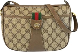 Gucci Sac bandouli&egrave;re Pre-owned en toile GG Supreme - Femme - Pre-owned - Beige - Taille: ONE Size
