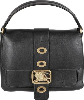 Burberry Femme, Sacs, Noir, Taille: ONE Size Small Rider Handbag