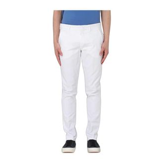 Pantaloni Torino Schmal geschnittene Anzughose - - Trousers - Herren - Wei&szlig; - W31