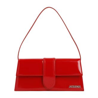 Jacquemus Rote Leder Umh&auml;ngetasche Stilvolles Design - - Bags - Damen - Rot - ONE SIZE