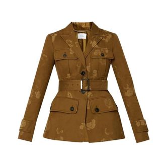 Erdem Sahariana mit Taschen/G&uuml;rtel - - Jackets - Damen - Gr&uuml;n - 2XS