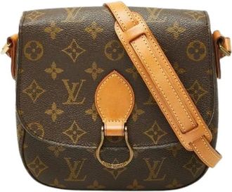Louis Vuitton Pre-owned Sac bandouli&egrave;re Saint Cloud MM Monogram - Femme - Pre-owned - Brun - Taille: ONE Size