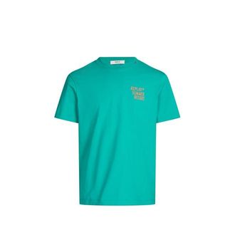 Replay T-shirt droit manches courtes en coton