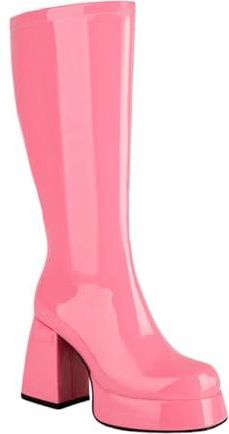 Generic liaddkv Bottes en cuir pour femme - Bottes hautes &agrave; talons hauts - Bottes &agrave; talon bloc - Bottes de chevalier - Bottes de moto - Bottes de combat - Bot