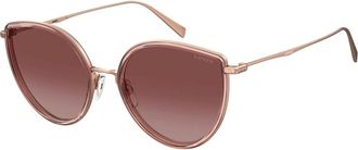 Levi's Femme, Accessoires, Rose, Taille: 56 MM LV 5011/S Lunettes de soleil