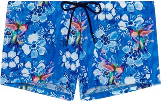 HOM Herren Boxer De Bain Colibris Schwimm-Slips, Blue Print, S
