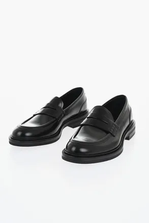 Dolce & Gabbana Penny-Loafer ALTAVILLA aus geb&uuml;rstetem Leder Dolce & Gabbana