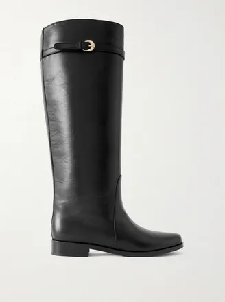 Staud Bottes En Cuir Harlow - Noir