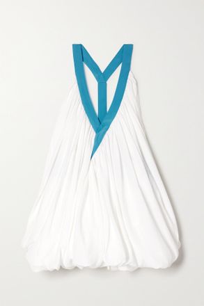 Loewe Haut En Satin À Fronces - Blanc