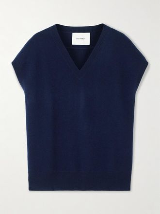 Lisa Yang Pull Sans Manches En Cachemire Navarra - Bleu