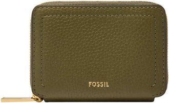 Fossil Damen Logan Reisezubehör-Bi-Fold-Brieftasche, Grün