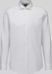 HUGO BOSS Regular Fit Businesshemd mit Haifischkragen