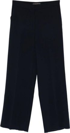 Marina Rinaldi Femme, Pantalons, Bleu, Taille: 48 FR Riccor Pantalon Large en Cady