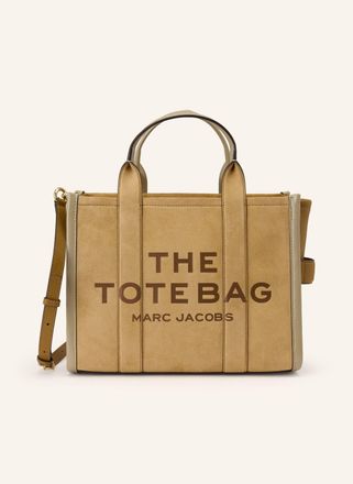 Marc Jacobs Shopper The Suede Medium Tote Bag beige