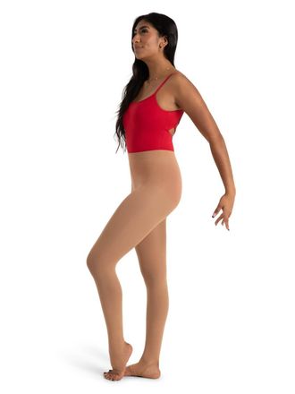 Capezio Damen Steigb&uuml;gelhose, ultraweich, selbstgestrickt, Caramel, S-M