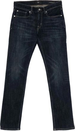7 For All Mankind Homme, Jeans, Bleu, Taille: W30 Denim Cinque Tasche