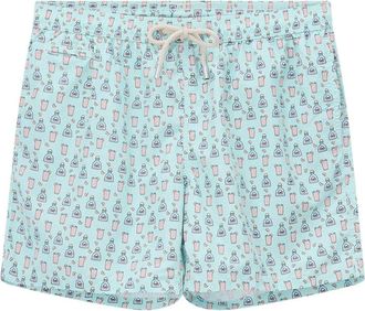 MC2 Saint Barth Homme, Maillots de bain, Bleu, Taille: XL Short de bain Lighting