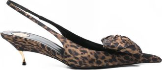 Saint Laurent 50mm Dakota Bow-detail Mules