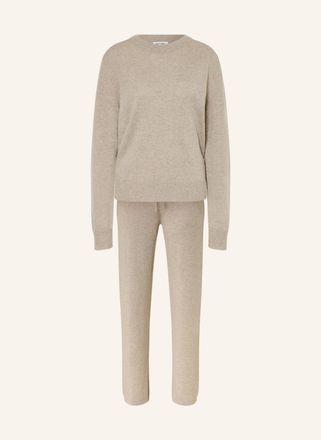 Soft Goat Soft Goat Set: Cashmere-Pullover Und Strickhose Aus Cashmere grau