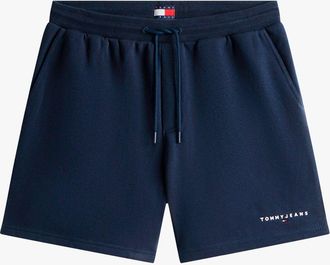 Tommy Hilfiger Short &agrave; logo en coton m&eacute;lang&eacute;