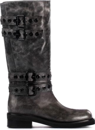 Le Silla Harley Stiefel 50mm - Schwarz